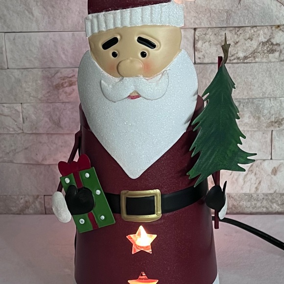 Scentsy | Holiday | Scentsy Festive Santa Claus Warmer Red White Green ...